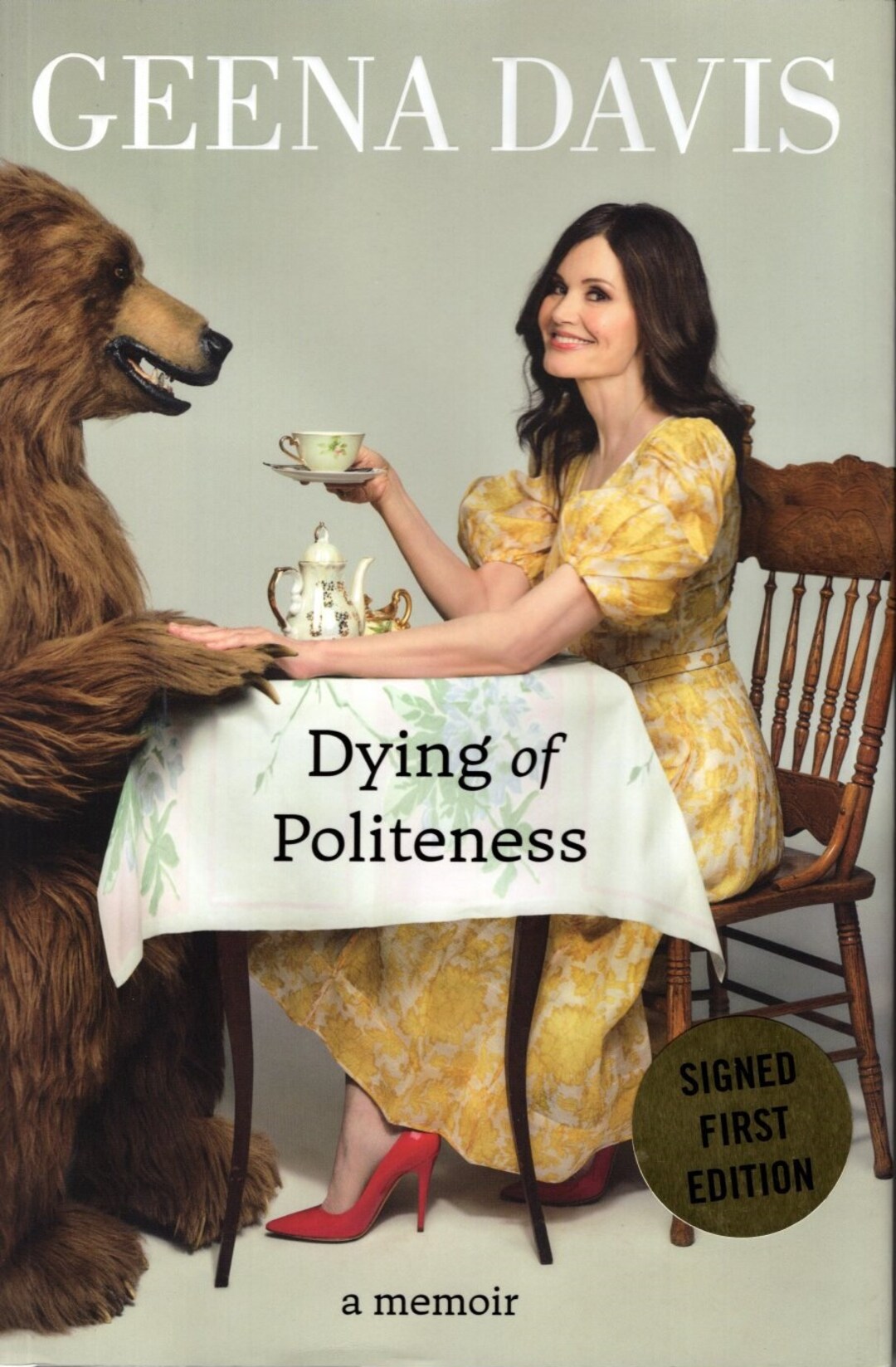Geena Davis Signed Autographed 1st Edition Book - Etsy