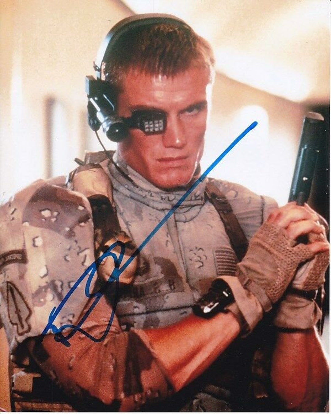 Dolph Lundgren Signed Autographed 8x10 Universal Soldier Andrew Scott ...