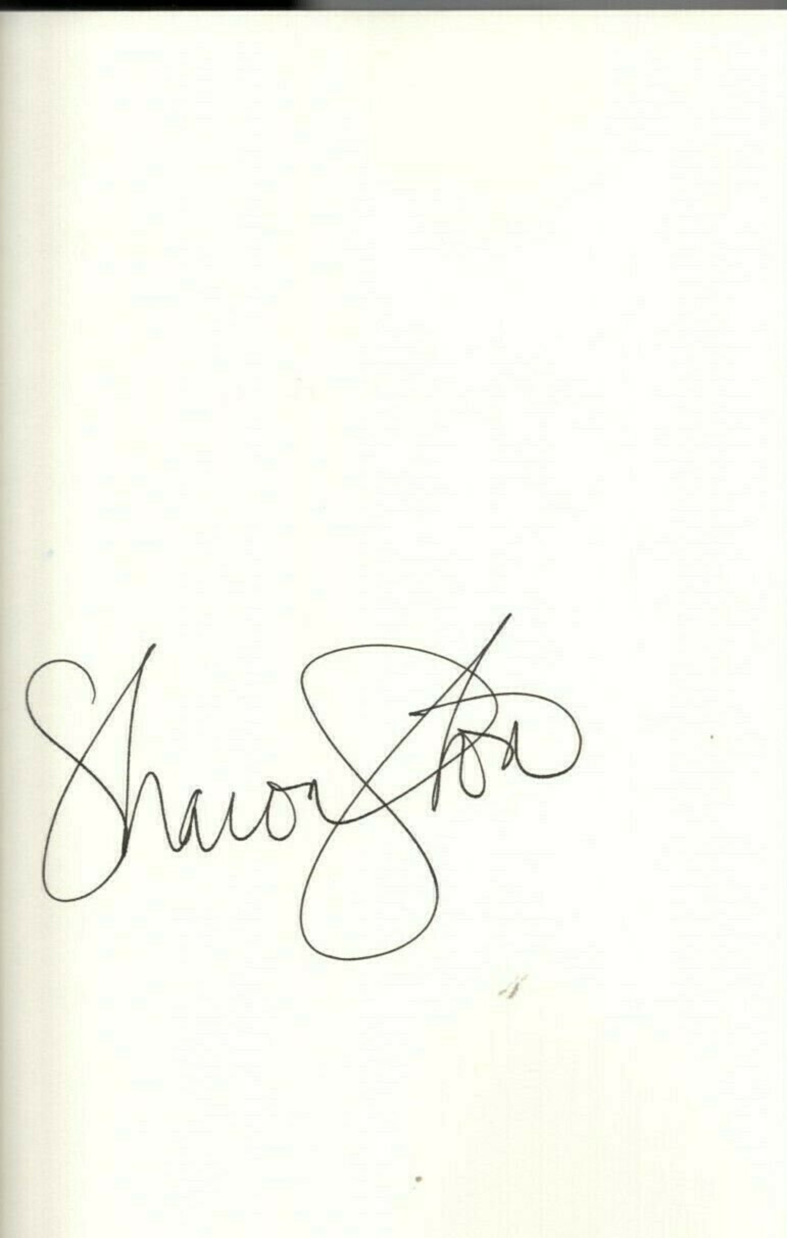 Sharon Stone Signed Autographed 1st Edition Book - Etsy