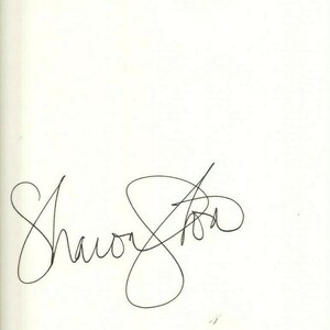 Sharon Stone Signed Autographed 1st Edition Book - Etsy