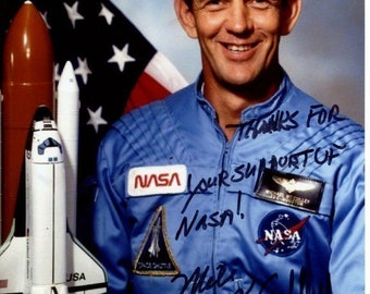 Michael L. Coats NASA Astronaut Signed 8x10 Photograph - Etsy