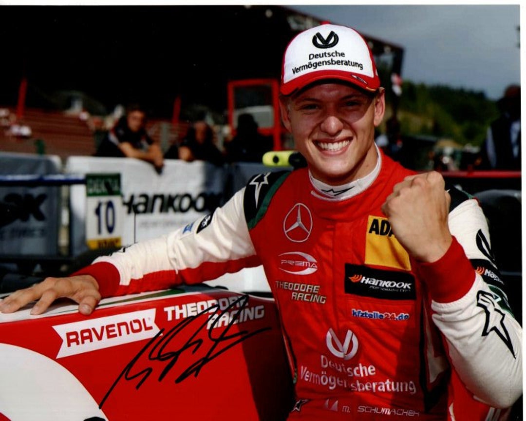 Mick Schumacher Signed Autographed 8x10 Formula One Photo - Etsy