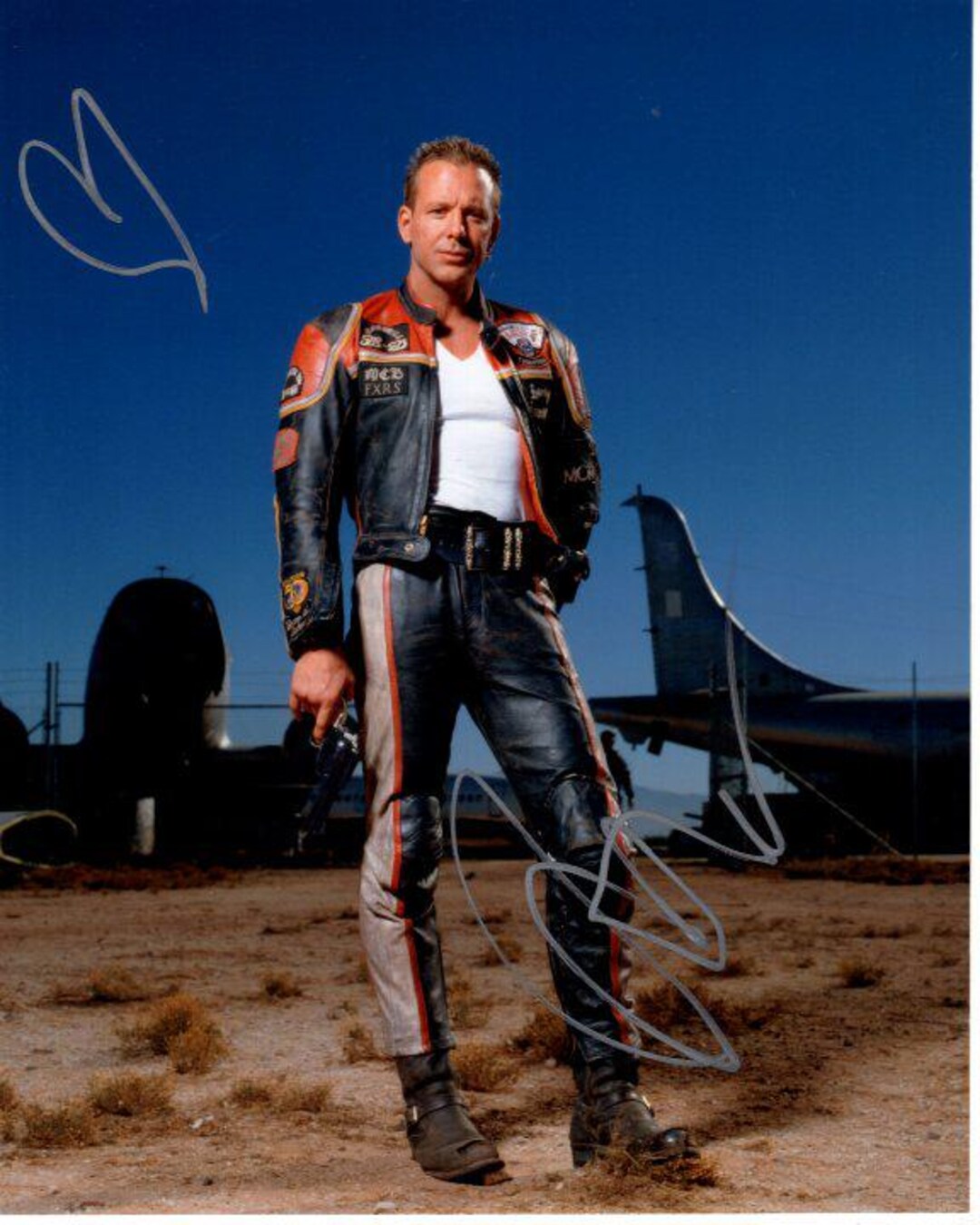 Mickey Rourke Signed Autographed 8x10 Harley Davidson and the Marlboro ...