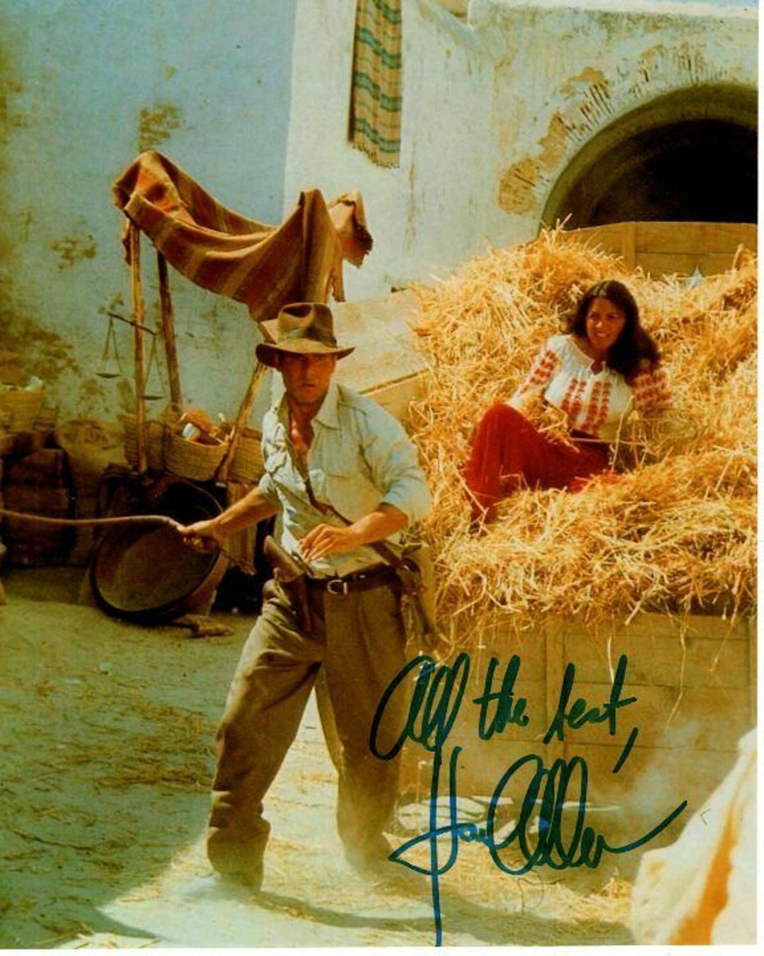 Karen Allen Signed 8x10 Raiders of the Lost Ark Indiana Jones Marion ...