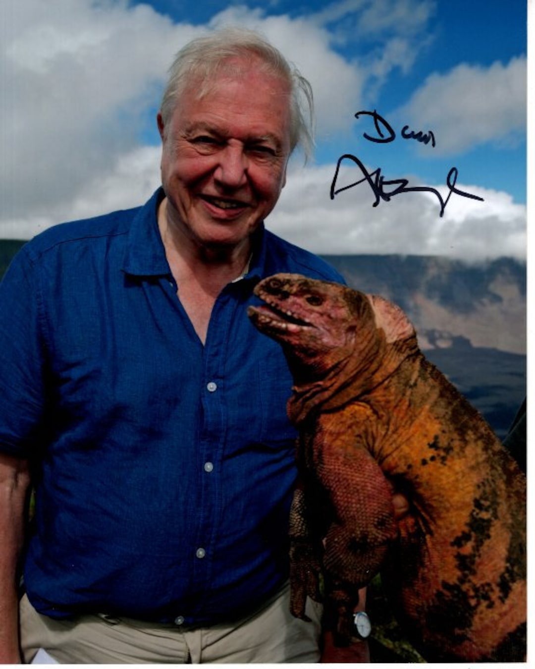 David Attenborough Signed Autographed 8x10 Photo - Etsy