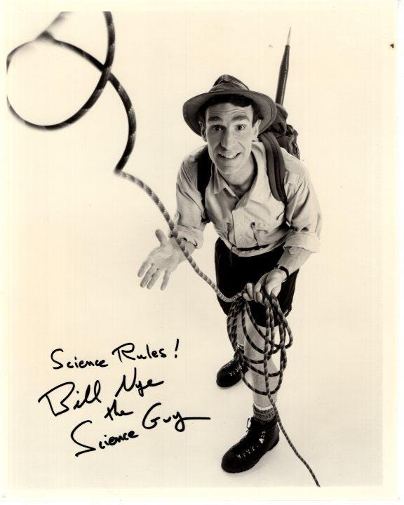 Bill Nye the Science Guy Signed Autographed 8x10 Photo - Etsy