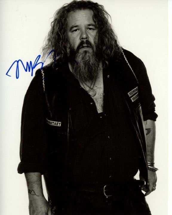 Mark Boone Junior Signed Autographed 8x10 Sons of Anarchy Bobby Munson ...