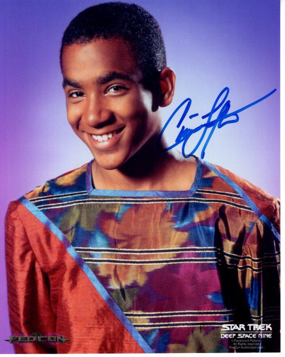 Cirroc Lofton Signed Autographed 8x10 Star Trek Deep Space Nine Jake ...