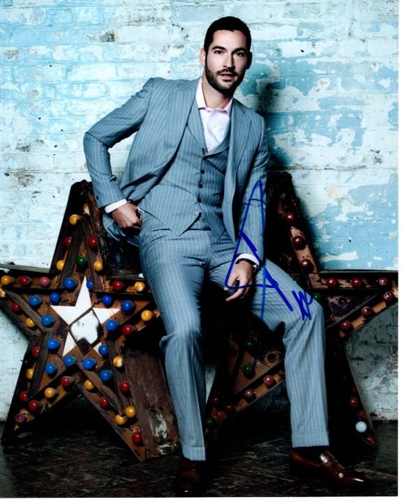 Tom Ellis Signed 8x10 Lucifer Morningstar Photo - Etsy