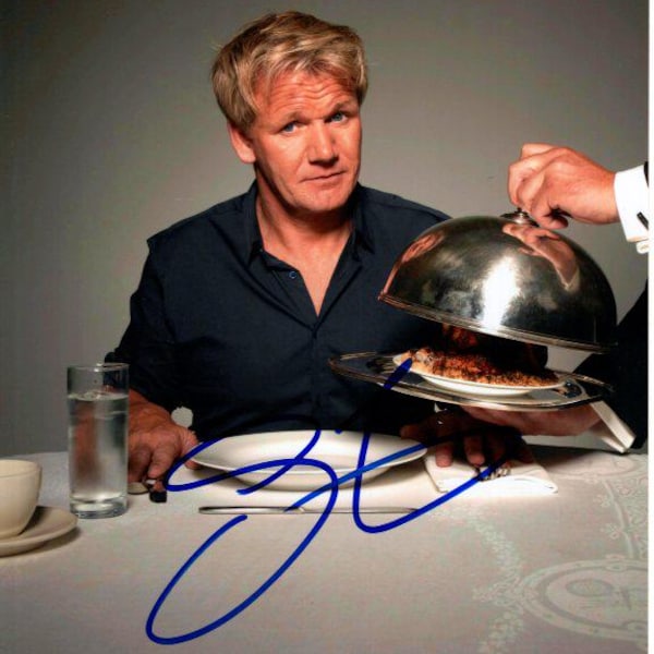 Gordon Ramsay Autograph - Etsy