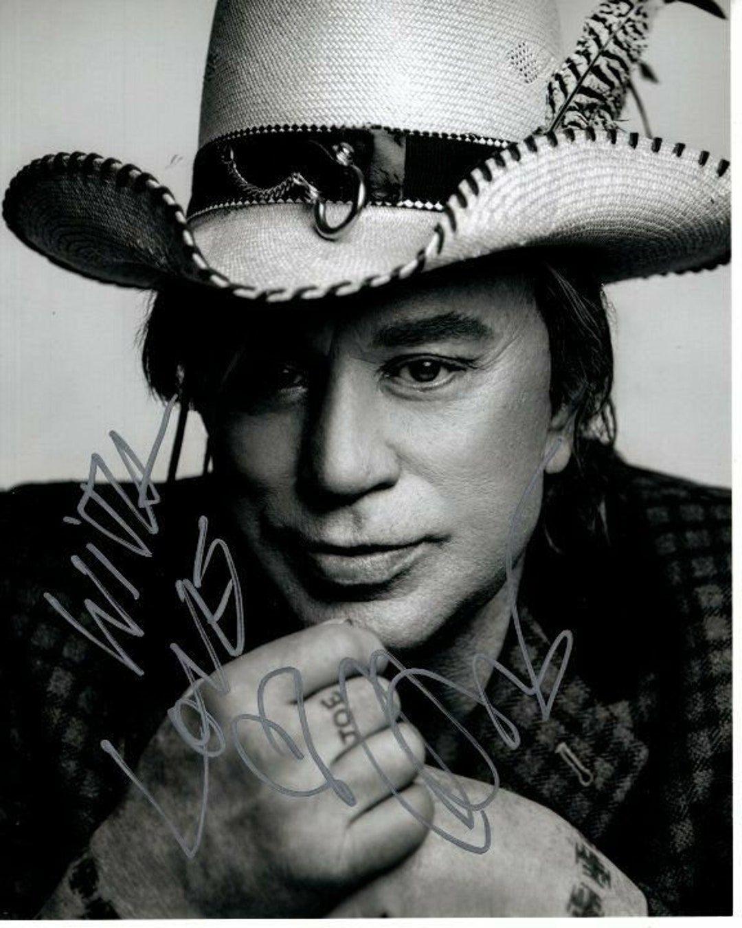 Mickey Rourke Signed Autographed 8x10 Photo - Etsy