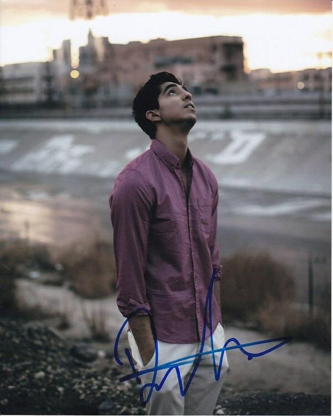 Dev Patel Signed Autographed 8x10 Slumdog Millionaire Jamal Photo - Etsy