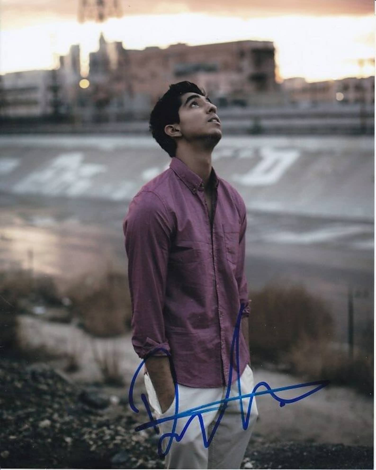 Dev Patel Signed Autographed 8x10 Slumdog Millionaire Jamal Photo - Etsy