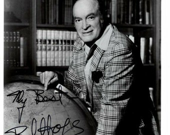 Bob Hope d. 2003 Signed Autographed Vintage Glossy 8x10 Photo COA ...
