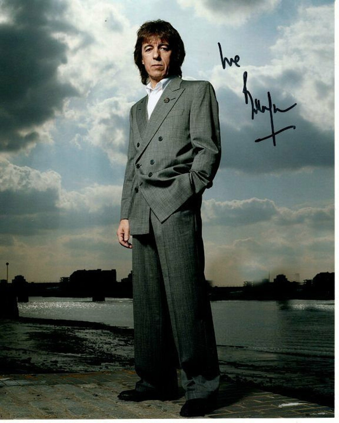Bill Wyman Signed Autographed 8x10 Photo the Rolling Stones - Etsy