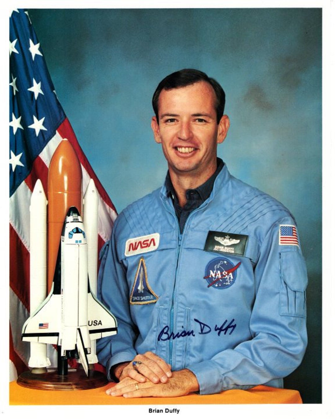 Brian Duffy Signed Autographed 8x10 NASA Astronaut Litho Photo - Etsy