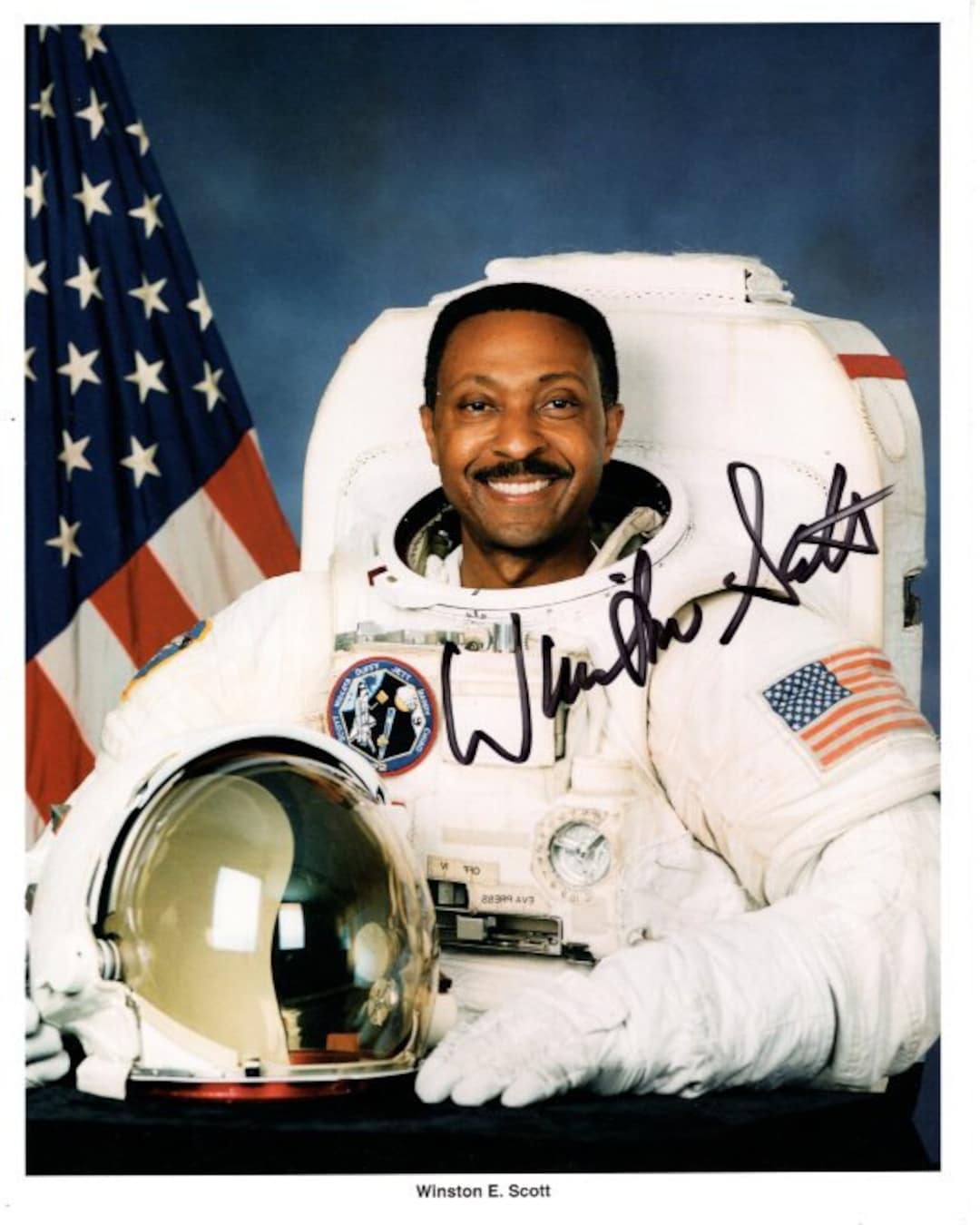 Winston E. Scott Signed Autographed 8x10 NASA Astronaut Litho Photo - Etsy
