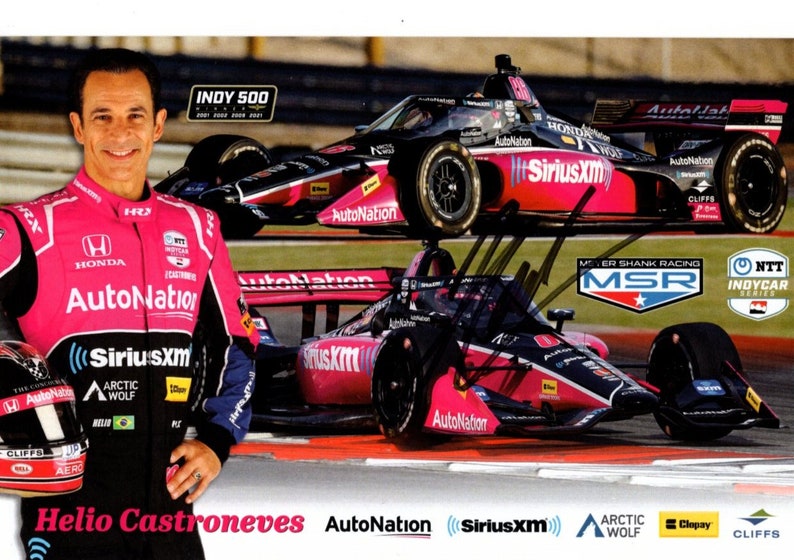 Helio Castroneves Signed Autographed 5.5x8.5indy Photo - Etsy