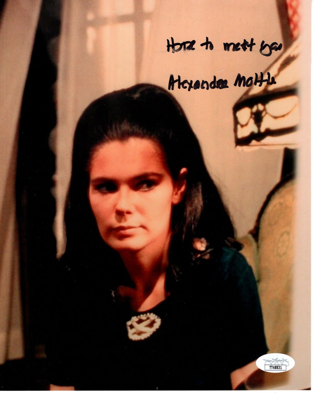 Alexandra Moltke Isles Signed 8x10 Dark Shadows Photo JSA - Etsy
