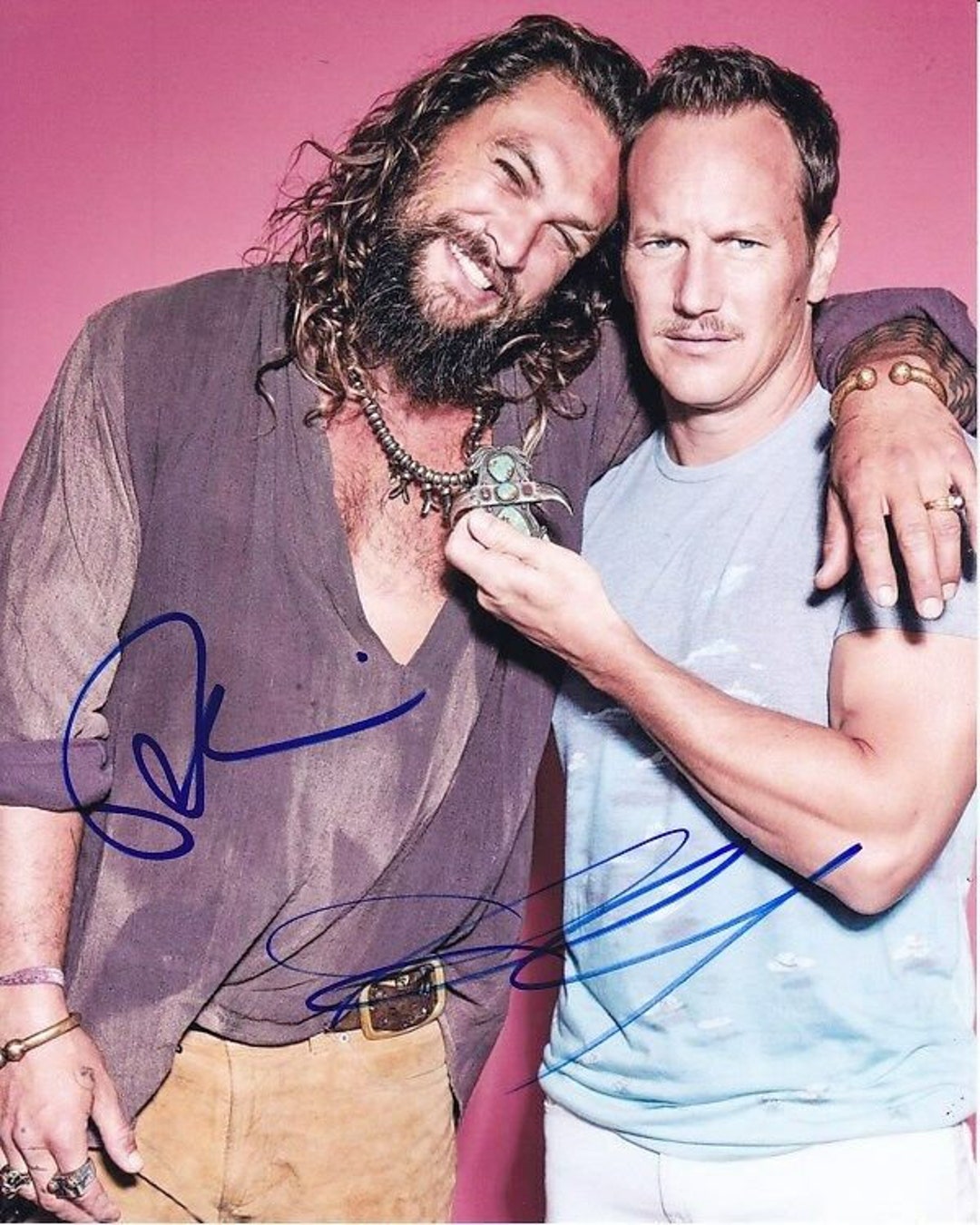 Jason Momoa and Patrick Wilson Signed Autographed 8x10 Aquaman - Etsy