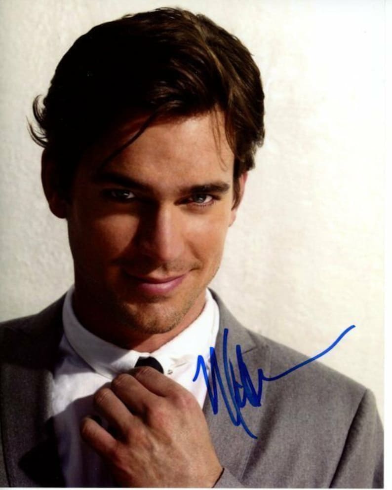 Matt Bomer Signed Autographed 8x10 White Collar Neal Caffrey Photo - Etsy