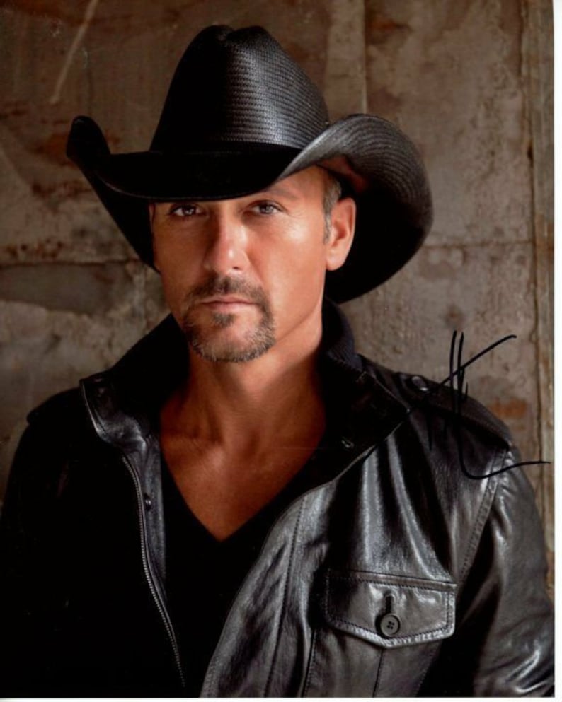 Tim Mcgraw Signed Autographed 8x10 Photo - Etsy