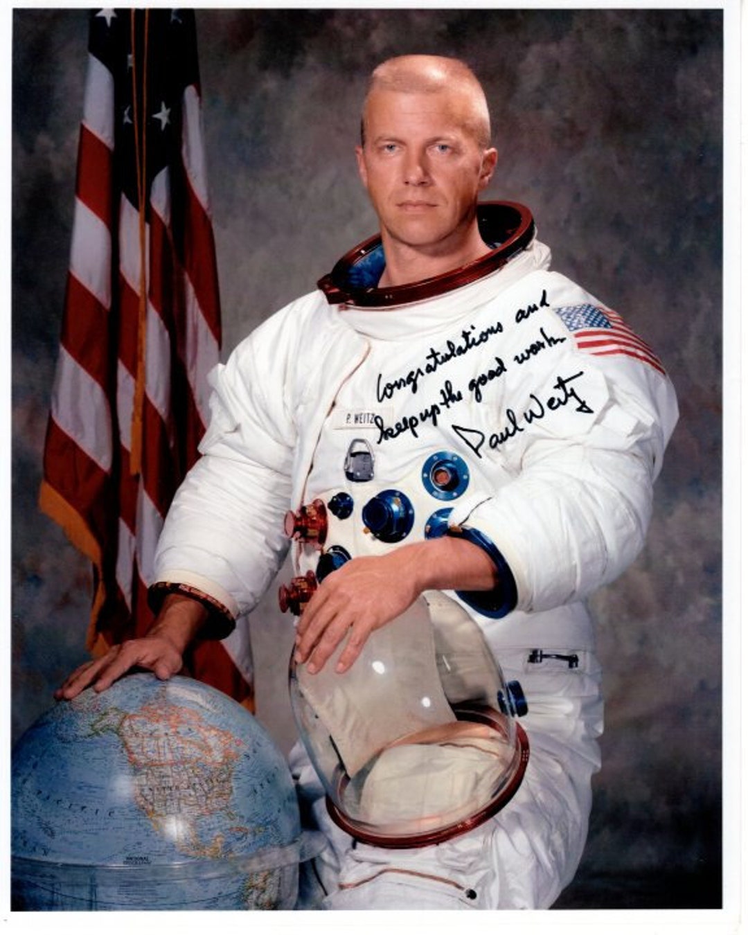 Paul Weitz Signed Autographed 8x10 NASA Astronaut Photo GREAT CONTENT ...