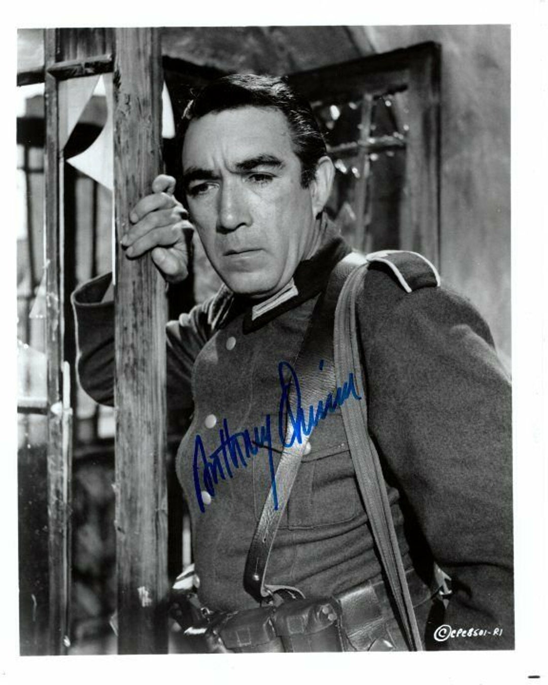 Anthony Quinn Signed Autographed 8x10 Photo - Etsy