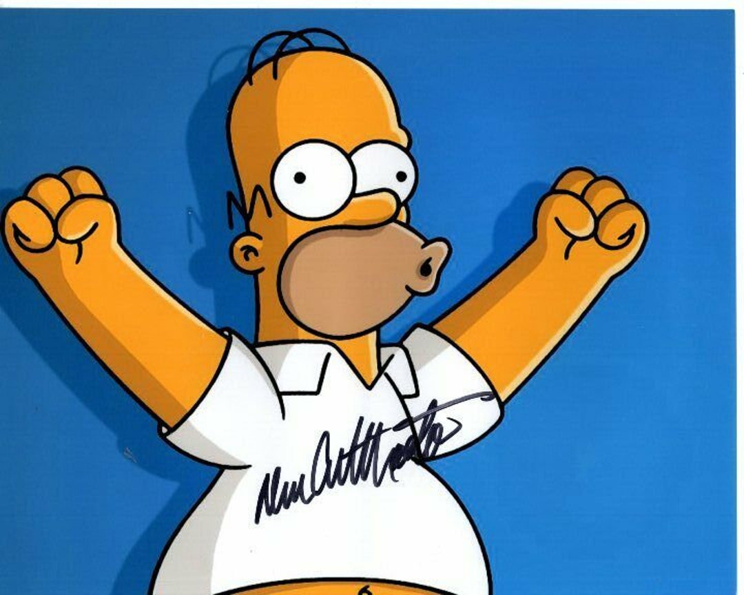 Dan Castellaneta Signed Autographed 8x10 the Simpsons Homer Simpson ...