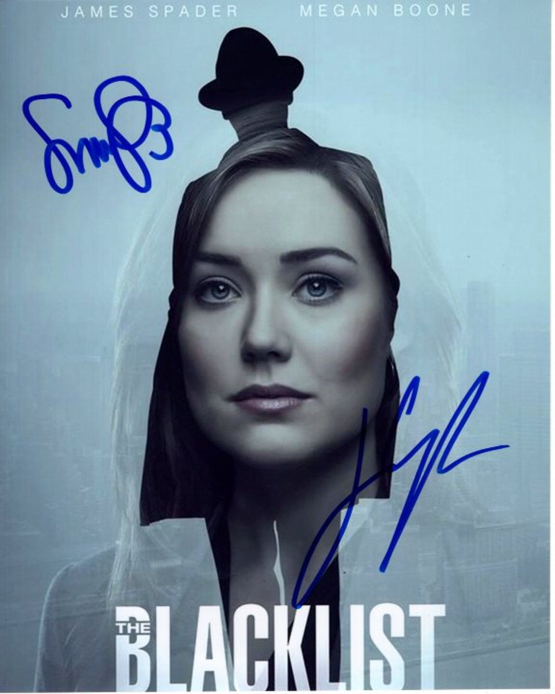 James Spader and Megan Boone Signed Autographed 8x10 the Blacklist ...