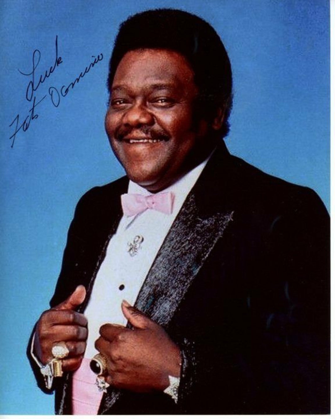 Fats Domino Signed Autographed 8x10 Photo - Etsy