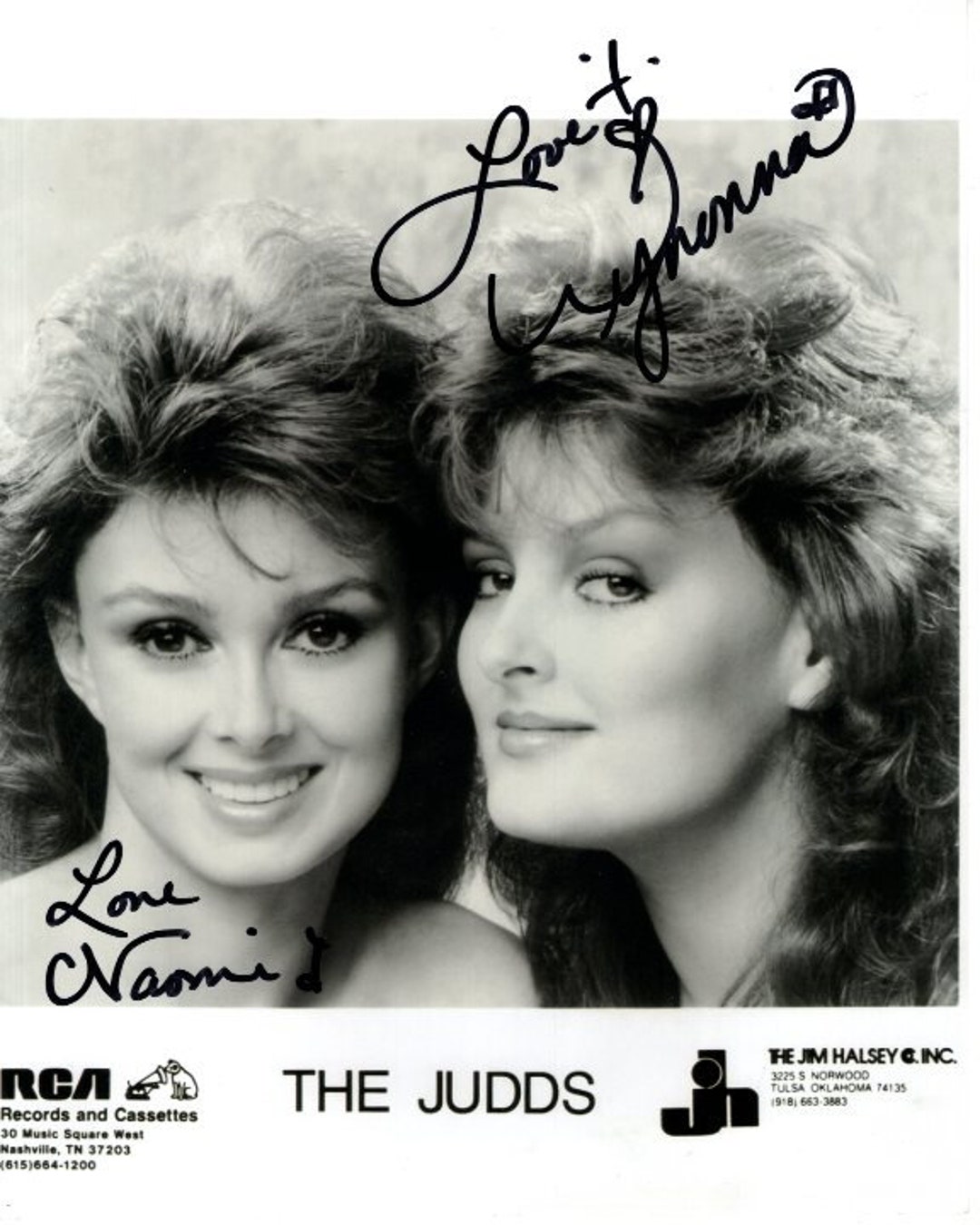 Naomi and Wynonna Judd Signed Autographed 8x10 the Judds Photo - Etsy