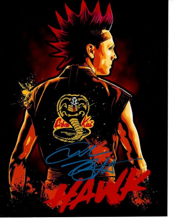 Jacob Bertrand Signed Autographed 8x10 Cobra Kai Eli Hawk Moskowitz ...