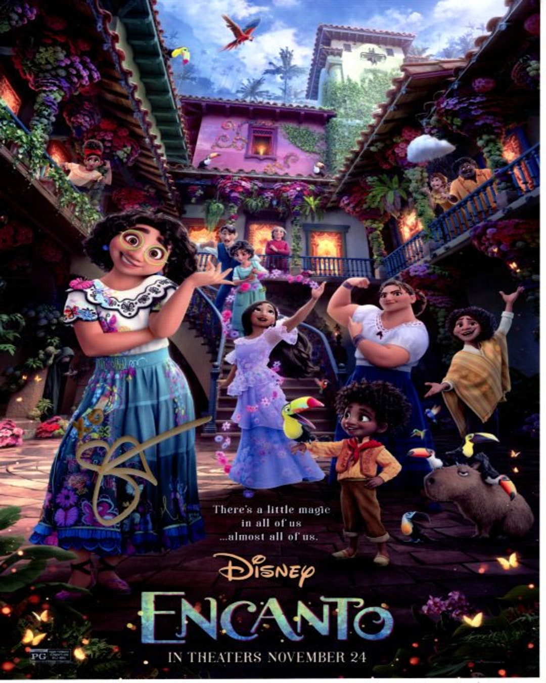 Stephanie Beatriz Signed Autographed 8x10 Disney Encanto Mirabel Photo ...