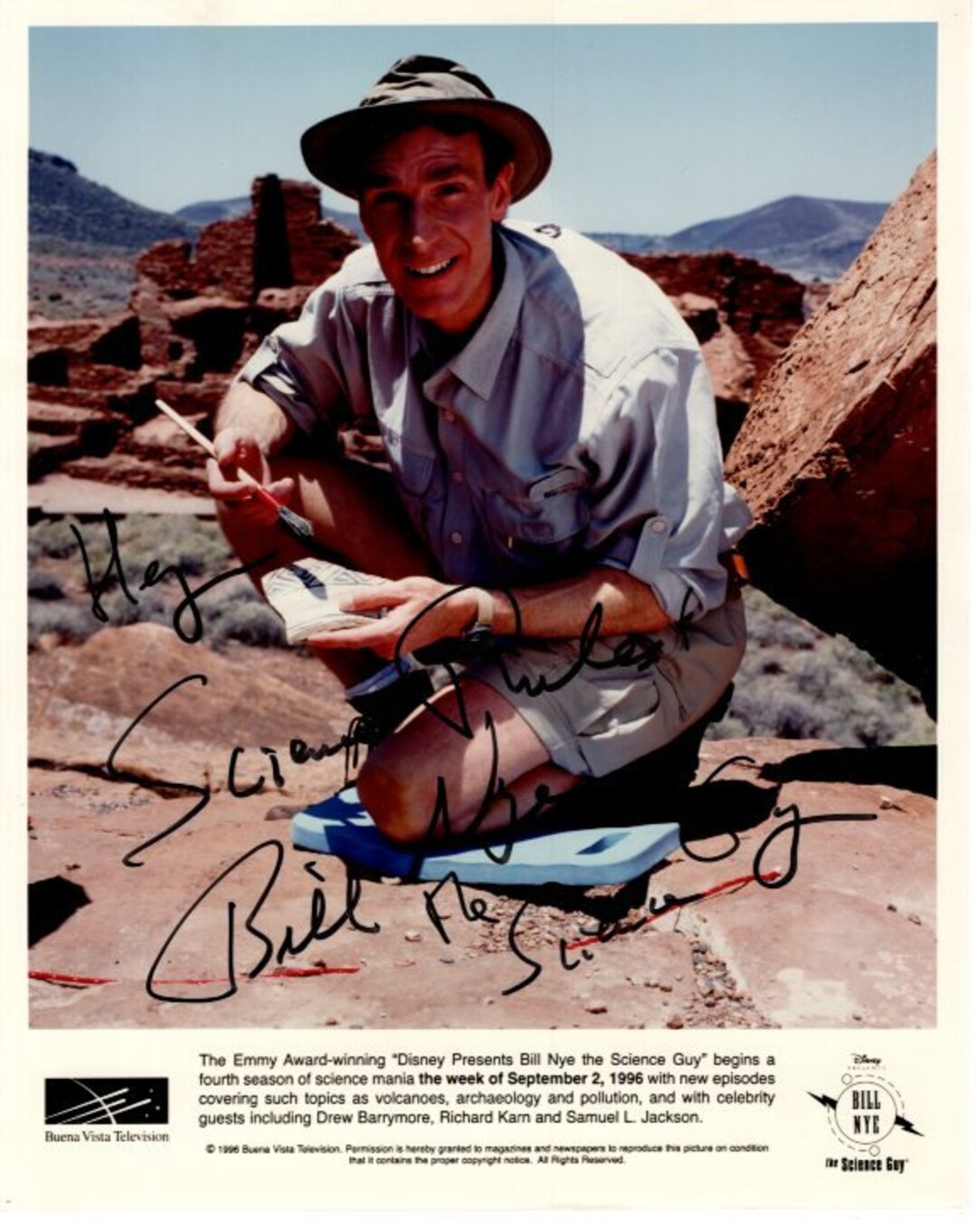 Bill Nye the Science Guy Signed Autographed 8x10 Photo RARE! Great ...