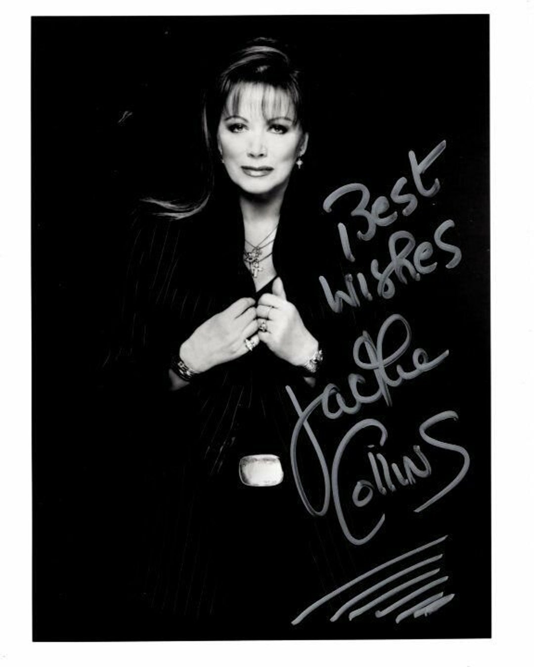 Jackie Collins Signed Autographed 8x10 Photo - Etsy