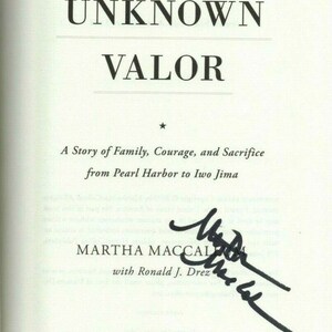 Martha Maccallum Signed Autographed 1st Edition Book - Etsy