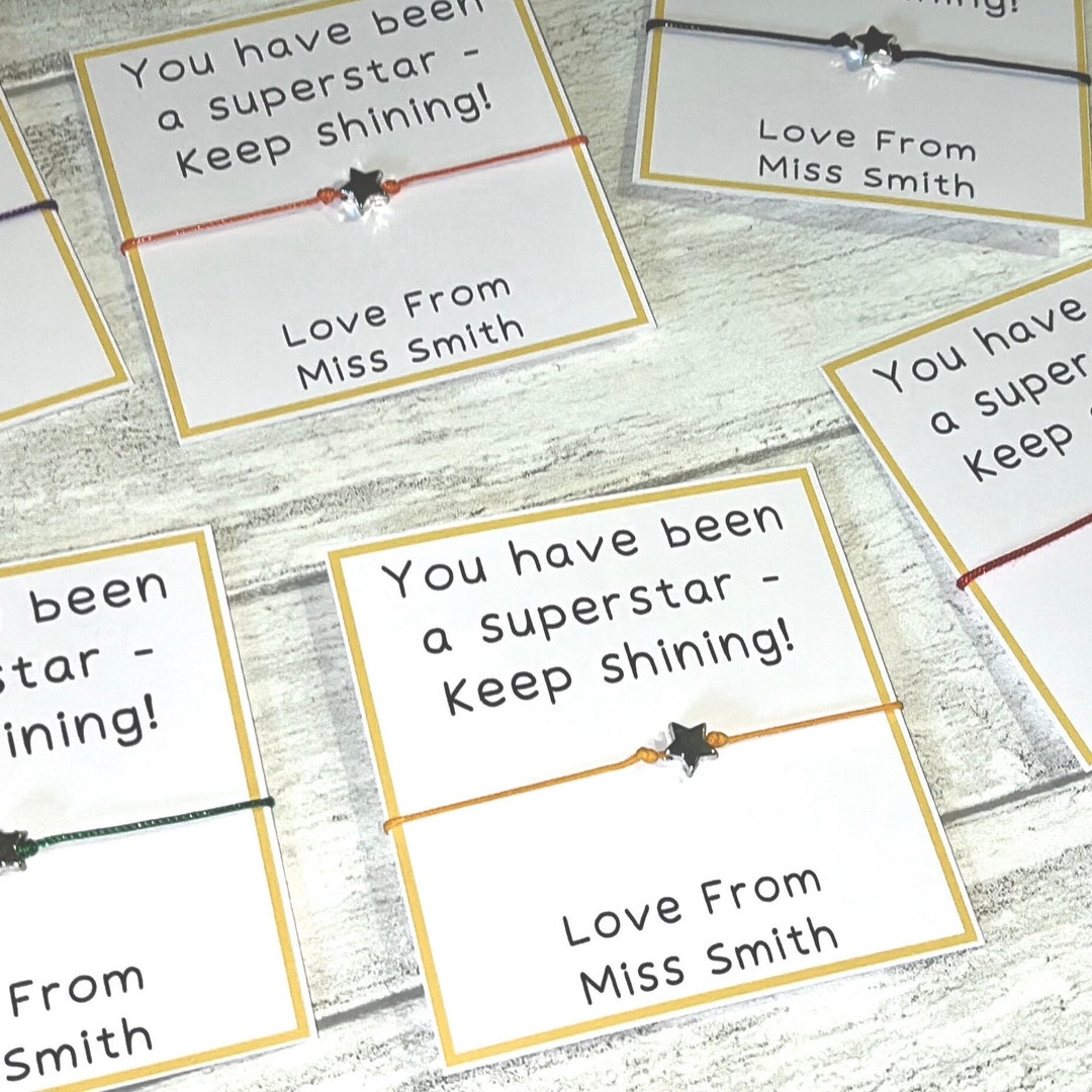 You're a Star Bracelet Gift, End of Term Children's Gift, Class End of ...