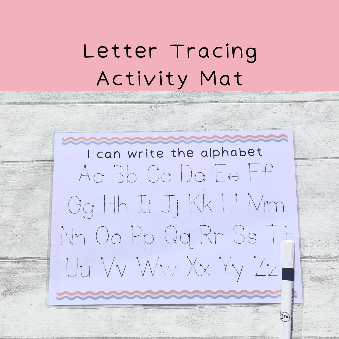 Alphabet Writing Mat, Children’s Tracing Letters, Handwriting Skills ...