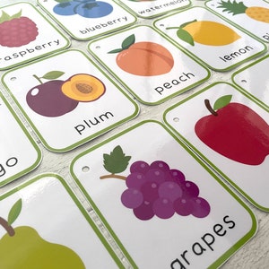 Fruit Food Flashcards, Children's Healthy Eating, Healthy Diet ...