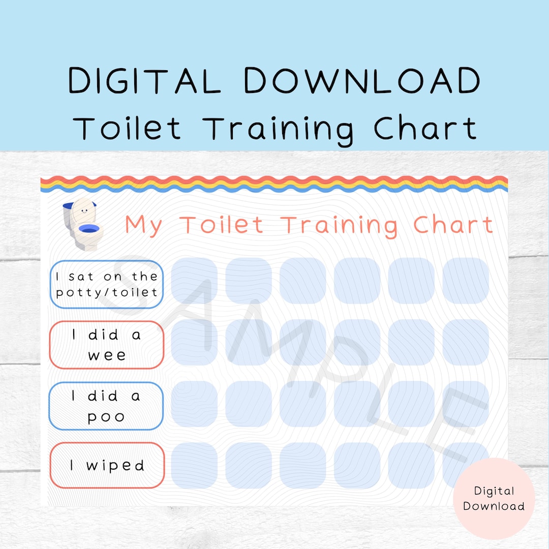 Printable Children's Toilet Training Chart, Potty Training Chart ...