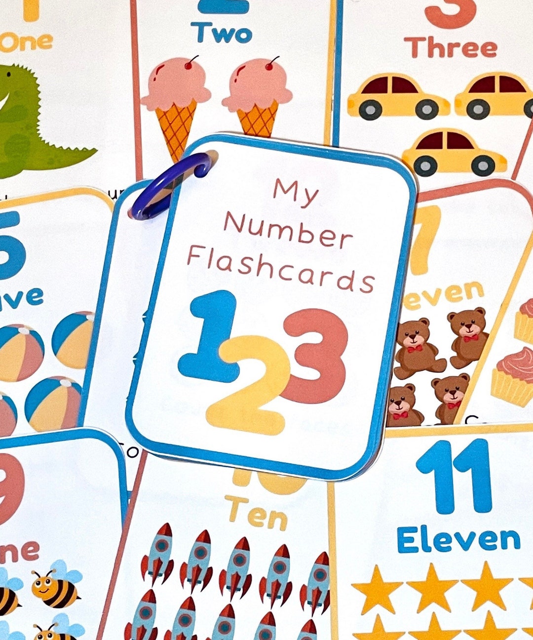 Numbers to 20 Flashcards, Children's Counting, Maths, Learning ...