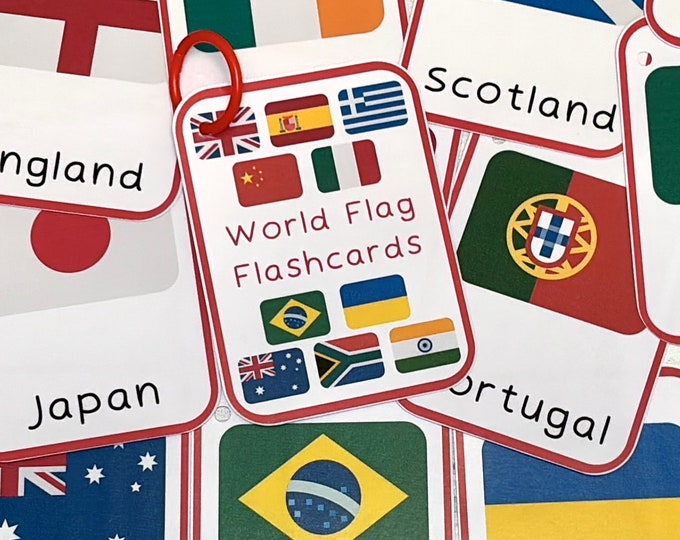 Printable World Country Flags for Kids Learning, 195 Countries ...