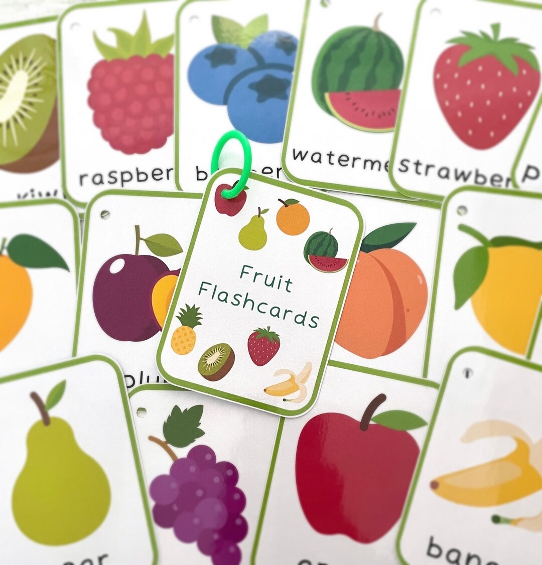 Fruit Food Flashcards, Children's Healthy Eating, Healthy Diet ...