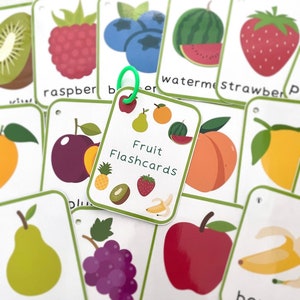 Fruit Food Flashcards, Children's Healthy Eating, Healthy Diet ...