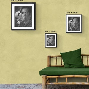 Portrait of Chozen Toguchi Karate Kid Cobra Kai Yuji Okumoto - Etsy