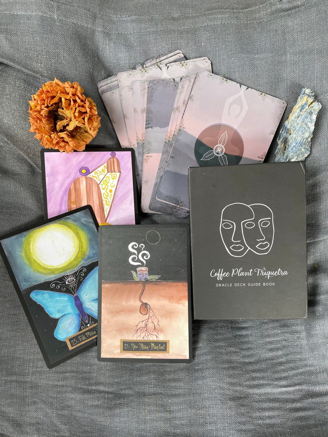 Plant Oracle Cards + Guidebook - Etsy