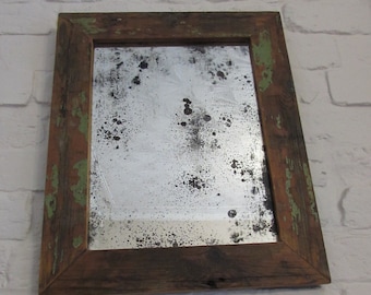 Distressed Mirror - Etsy
