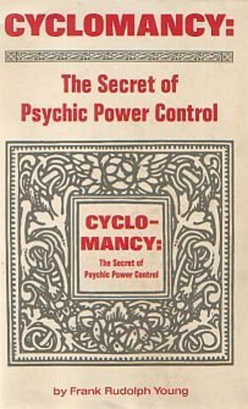 Cyclomancy the Secret of Psychic Power Control - Etsy