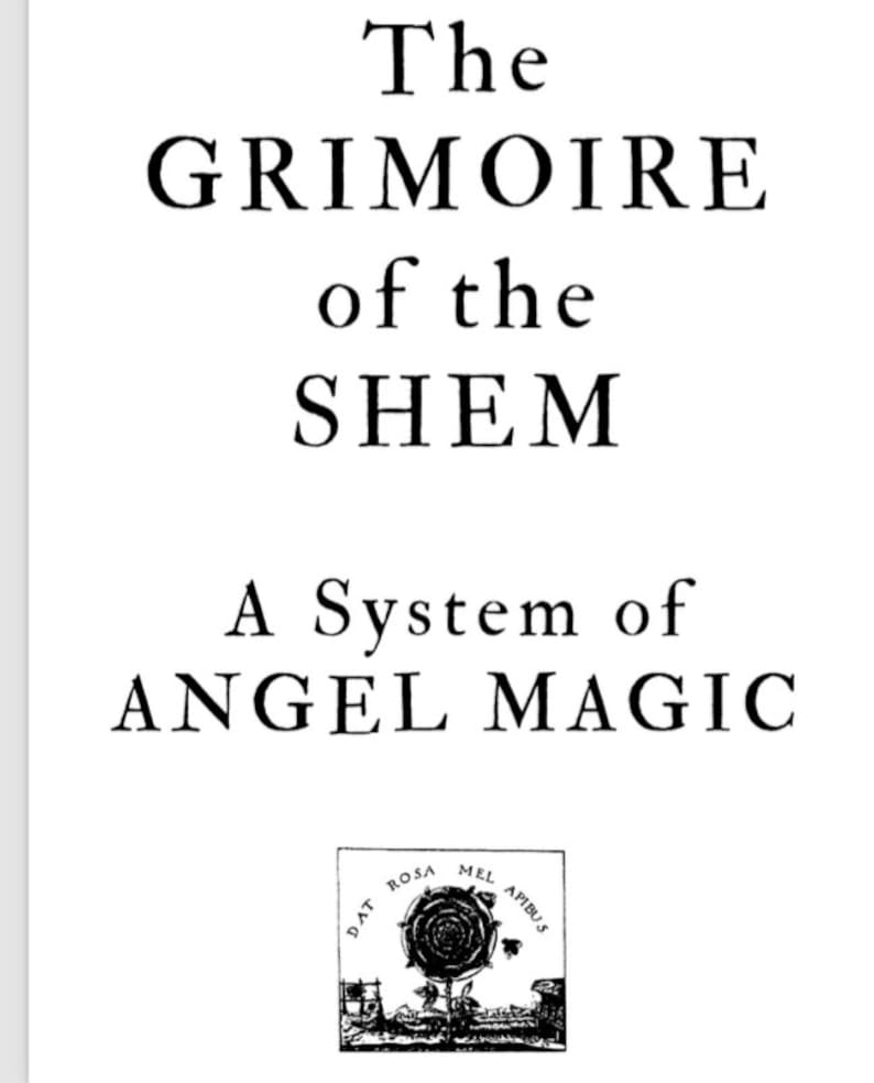 The Grimore of the Shem and Angelic Sigils of Power - Etsy